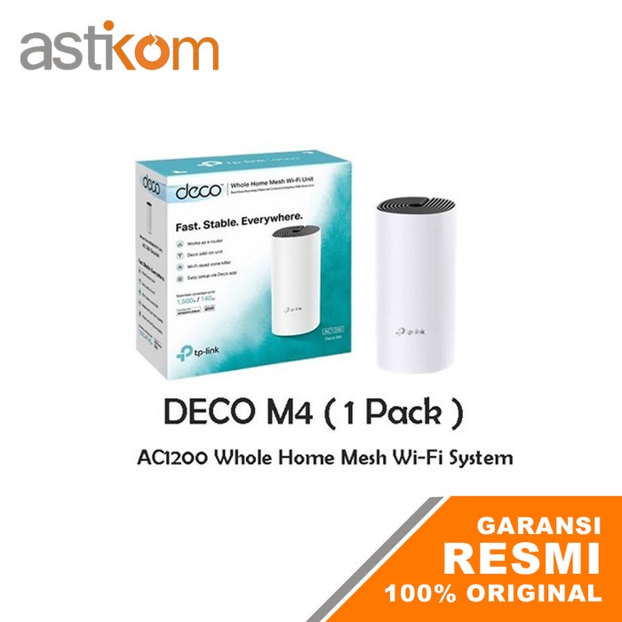 Jual TP-LINK DECO M4 1 Pack AC1200 Tplink Whole Home Mesh Wi-Fi System ...