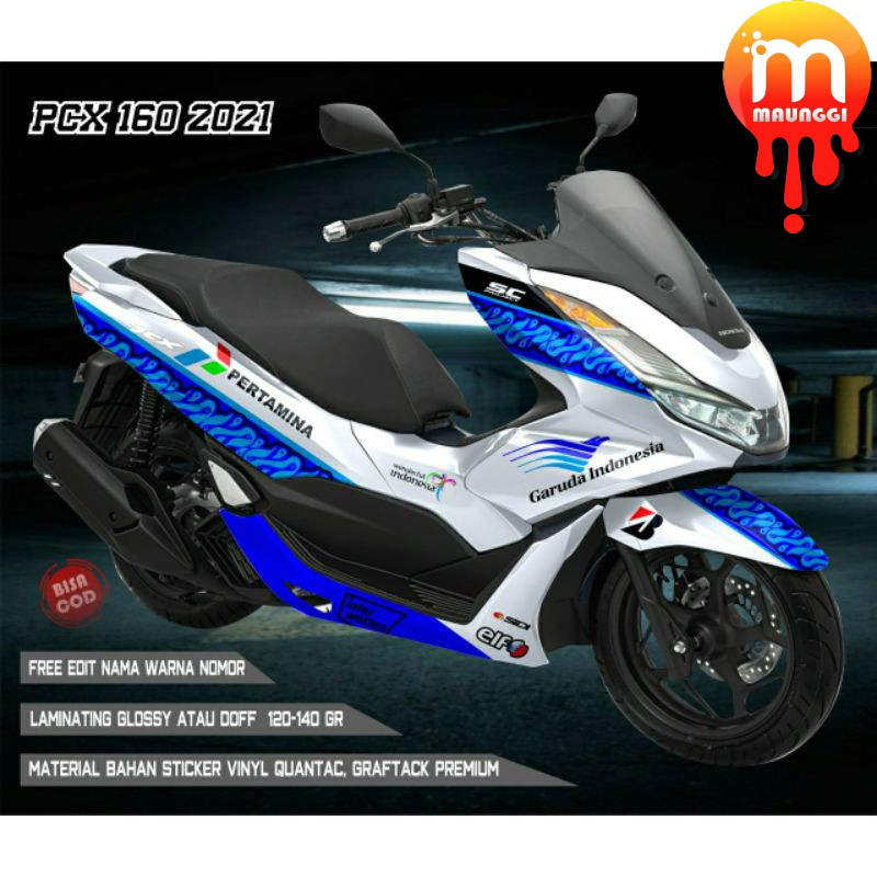 Jual Decal new pcx 160 full body Sticker variasi motor pcx 160 full ...