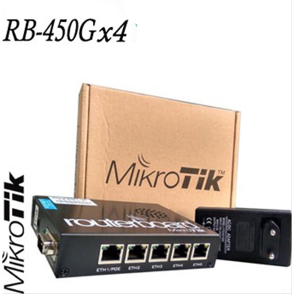 Jual Mikrotik Routerboard RB450Gx4 Gigabit Ethernet Port | Shopee Indonesia
