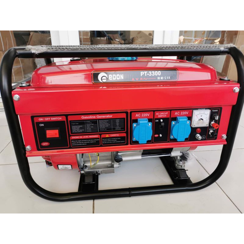 Jual GENSET 3000 Watt Edon pt-3300 generator genset dan 3300L | Shopee ...