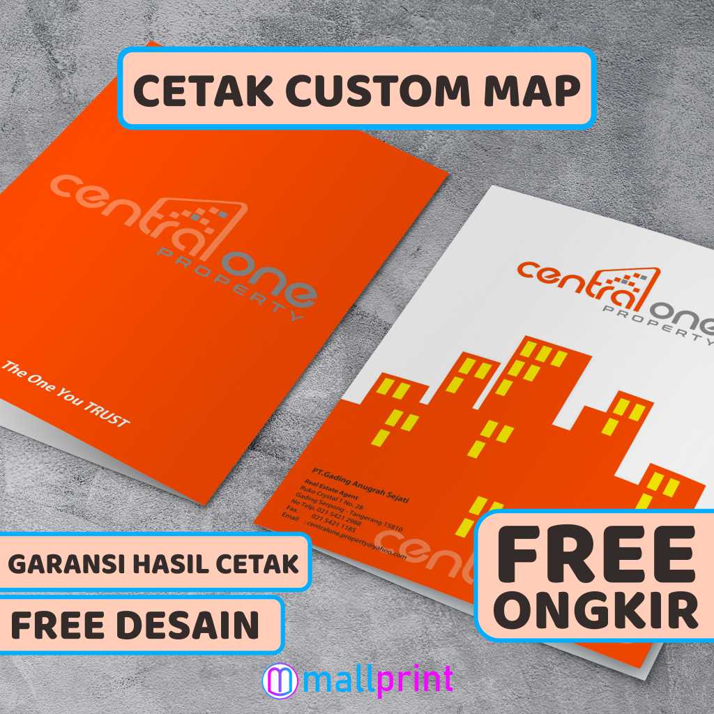 Jual Cetak Map Surat Uk. F4 Bahan Art Carton 260 gsm | Shopee Indonesia