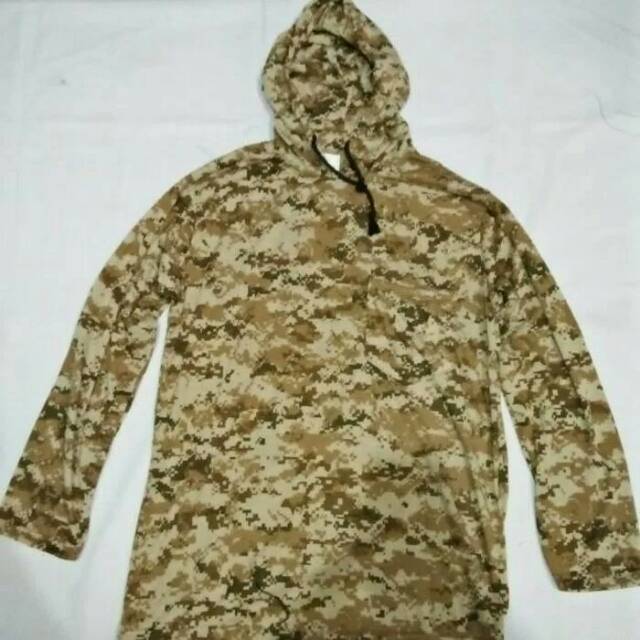 Jual Kaos panjang hoodie loreng digital gurun/desert | Shopee Indonesia