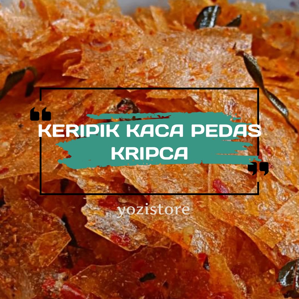Jual Kripik Kaca Pedas Daun Jeruk Kripca | Keripik Beling Pedas Bisa ...