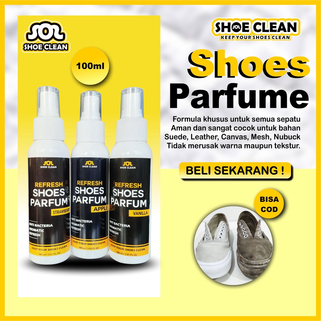 Jual Parfum Sepatu Anti bakteri Shoe Parfume 100ml | Shopee Indonesia