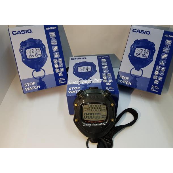 Jual Stopwatch Casio HS80 (Alat Pengukur Waktu) | Shopee Indonesia