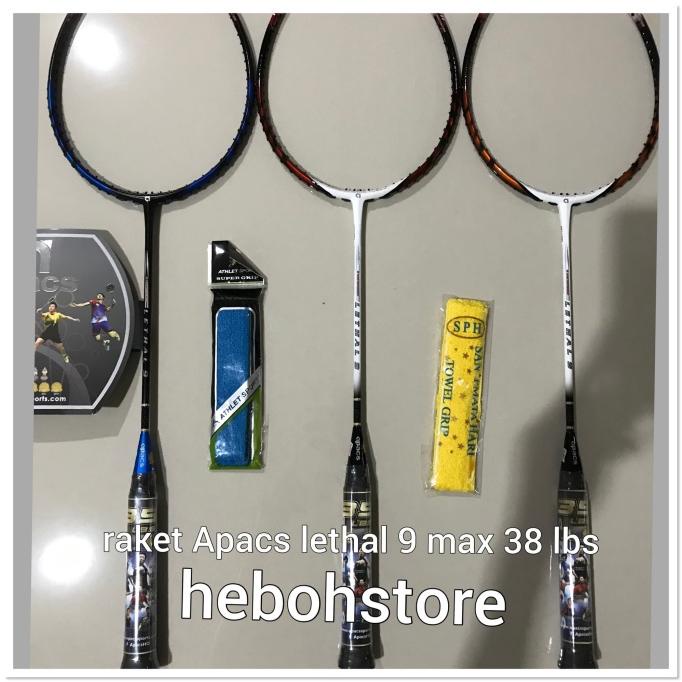 Jual Raket Badminton Apacs new LETHAL 9 MAX 35 LBS ORIGINAL | Shopee ...
