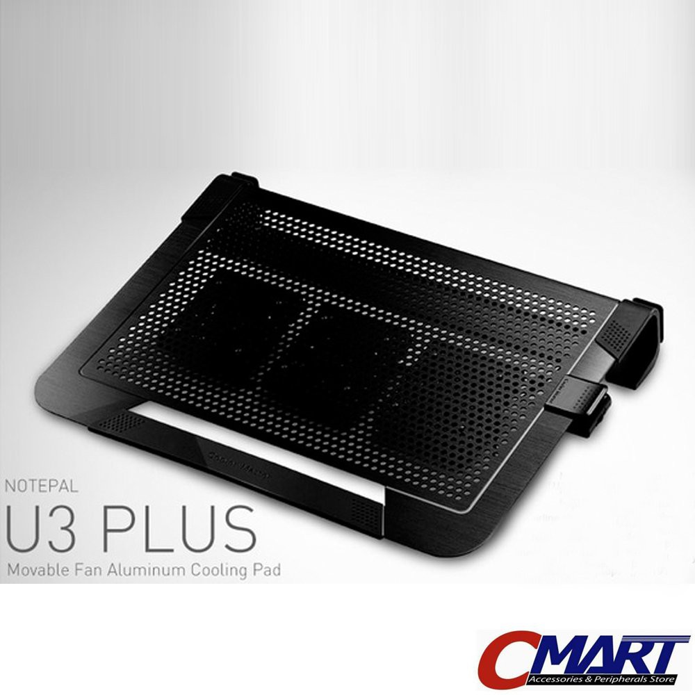 Jual Cooler Master NotePal U3 Plus Cooling Pad (Black) - CLM-R9-NBC ...
