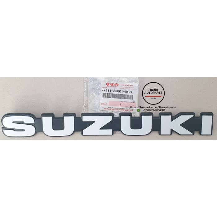 Jual Emblem Logo "Suzuki" Suzuki Jimny/Katana/Sierra/Caribian Original SGP | Shopee Indonesia