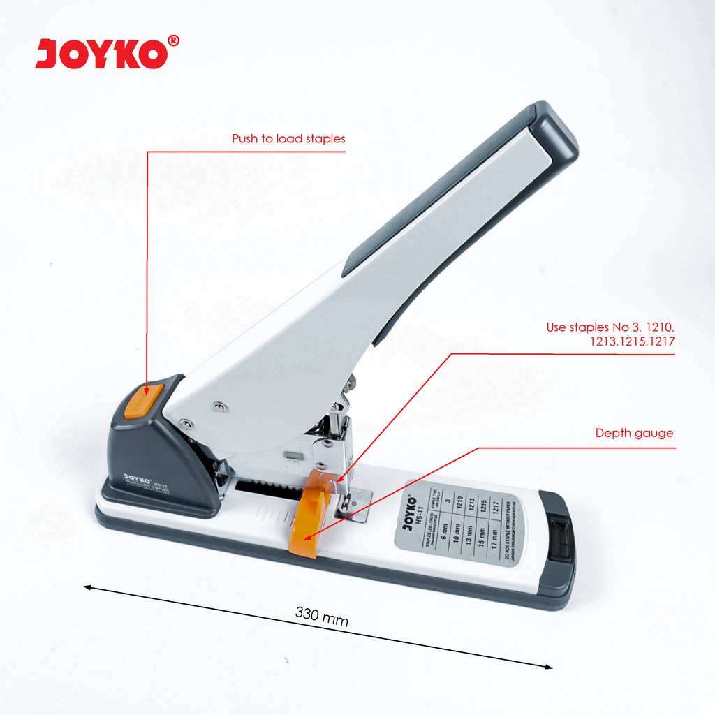 Jual Joyko Heavy Duty Stapler Staples besar / Stepler Heavy Duty Joyko HS-11 Power Save | Shopee ...