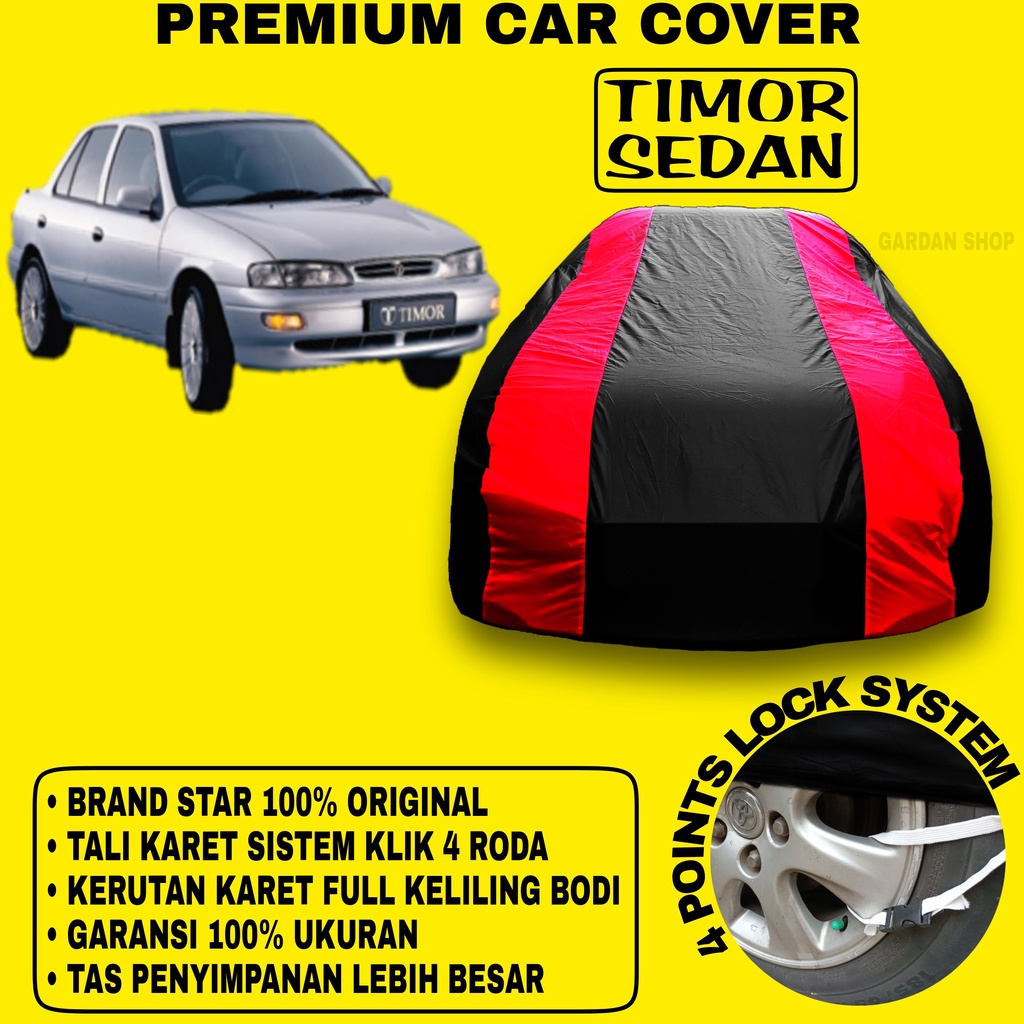 Jual Body Cover TIMOR SEDAN Sarung MERAH Penutup Bodi Mobil Timor Sedan ...