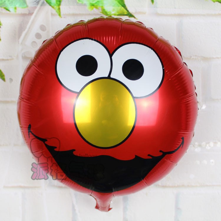 Jual Balon Foil Karakter Bulat - Elmo Merah | Shopee Indonesia