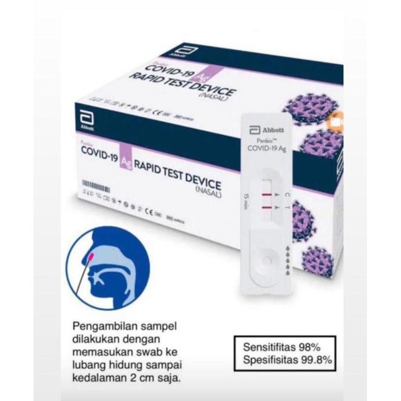 Jual New Abbott - Swab Antigen Bioquick/Panbio - Nasal Rapid Test ...