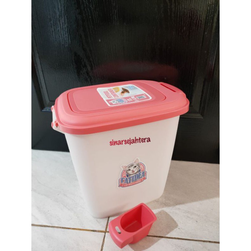Jual Kontainer Tempat Makan Kucing / Pet Food Catidea Container 5-6.5kg ...