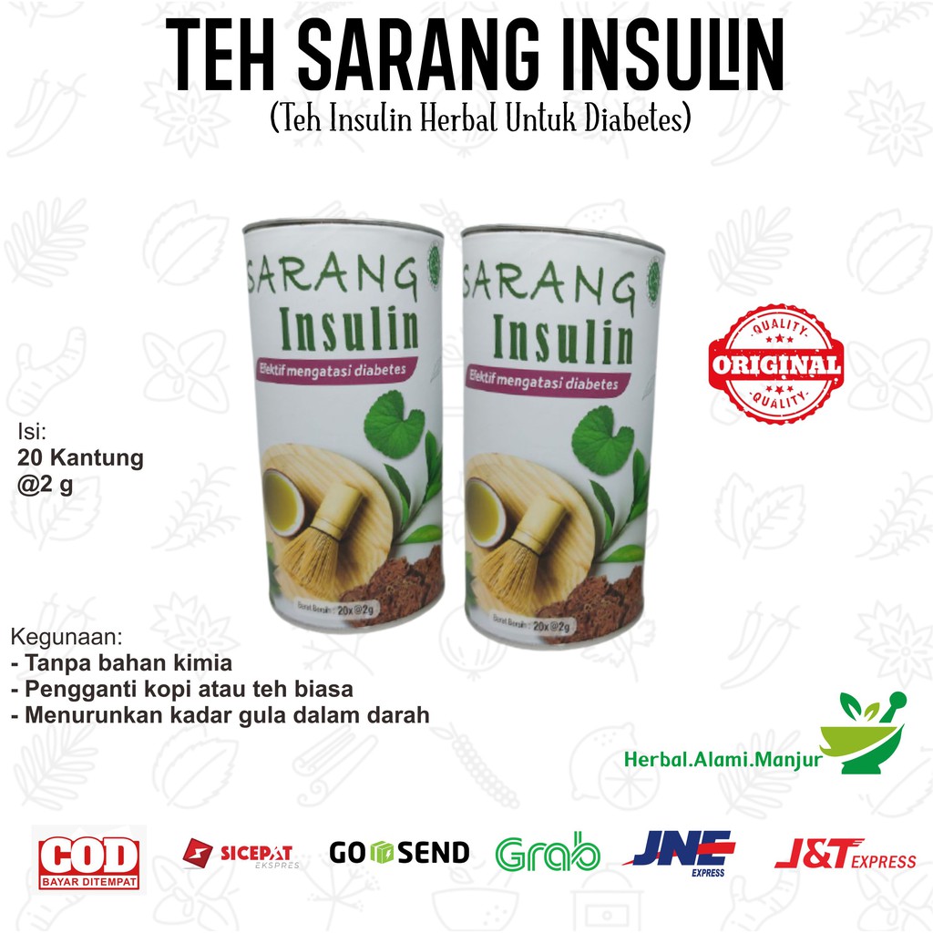 Jual Teh sarang insulin - teh rendah gula - teh herbal menurunkan ...