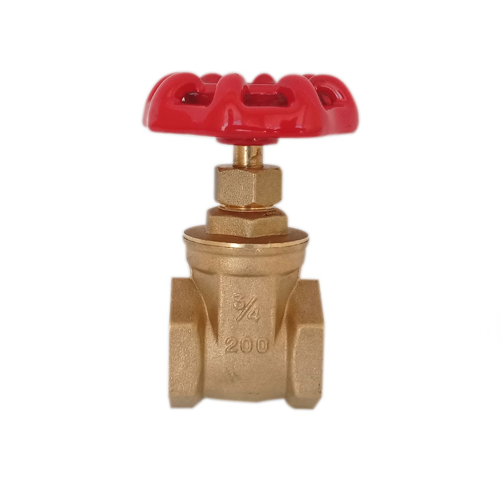 Jual GATE VALVE KUNINGAN 3/4 INCH FLO - STOP KRAN | Shopee Indonesia