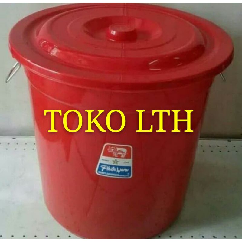 Jual EMBER PLASTIK 40 LITER TUTUP GAGANG KAWAT KOMET STAR TONG AIR 40L | Shopee Indonesia