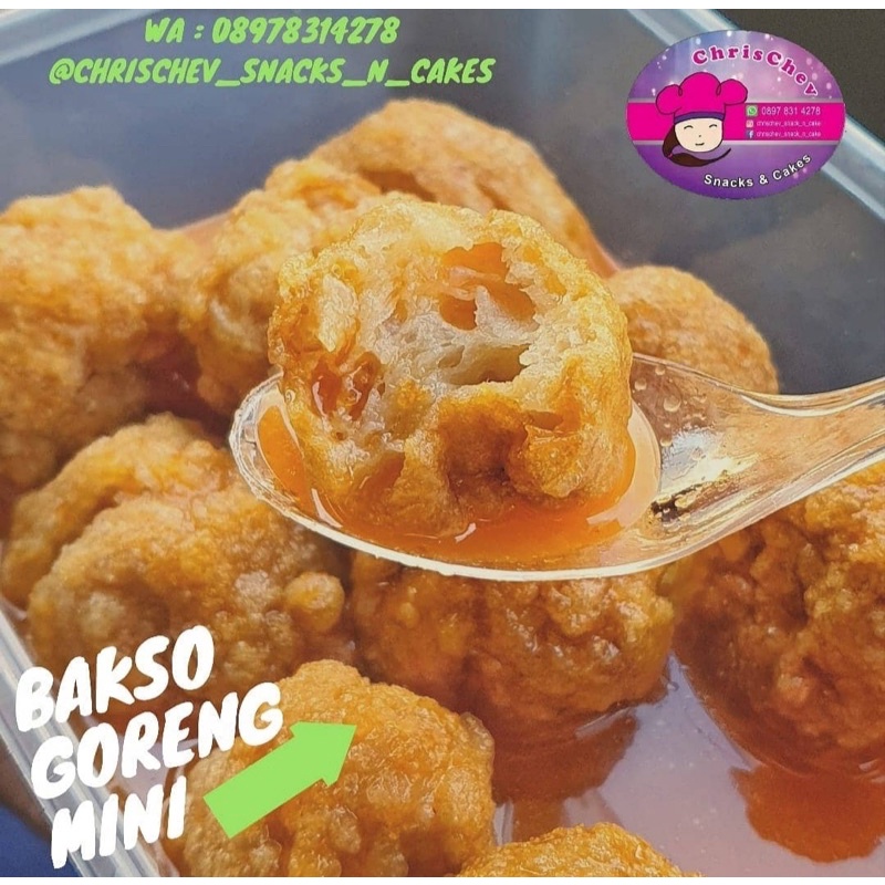 Jual Bakso Goreng Mini Ayam Udang (1box isi 20pcs) | Shopee Indonesia
