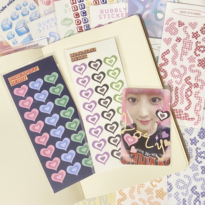 Jual HEART POWERPUFF GIRL & MOJOJO DECO STICKER ☆ by RATTLED STUDIO ...