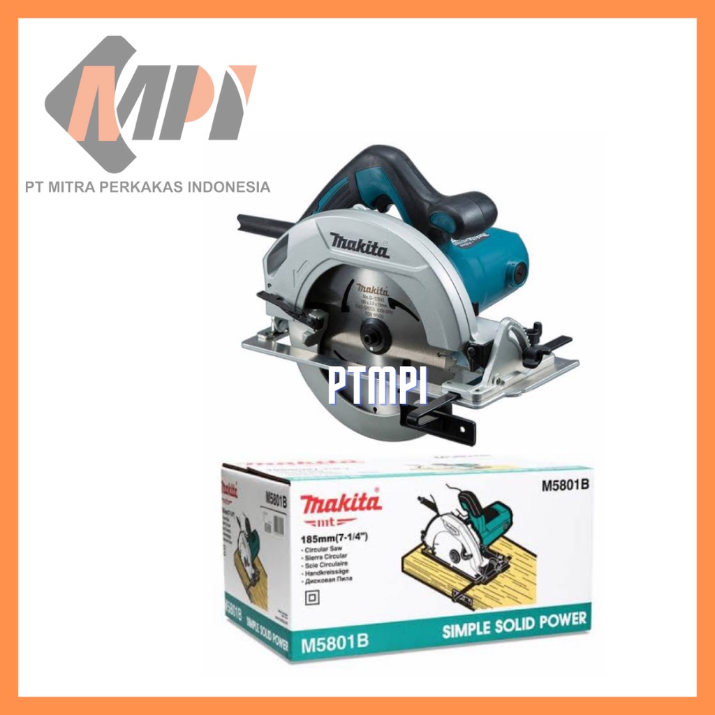 Jual MESIN CIRCULAR SAW 7" MAKITA M5801B | Shopee Indonesia