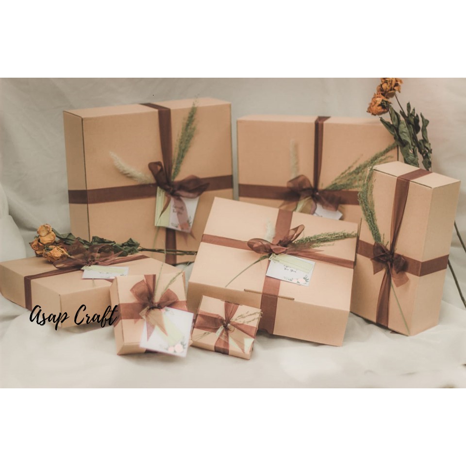 Jual Kotak Kado / Gift Box / Packaging Hadiah / Hampers Box / Unik Goni ...