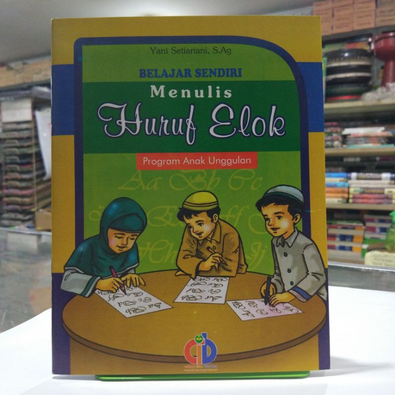 Jual Belajar Sendiri Menulis Huruf Elok. berupa titik titik | Shopee ...
