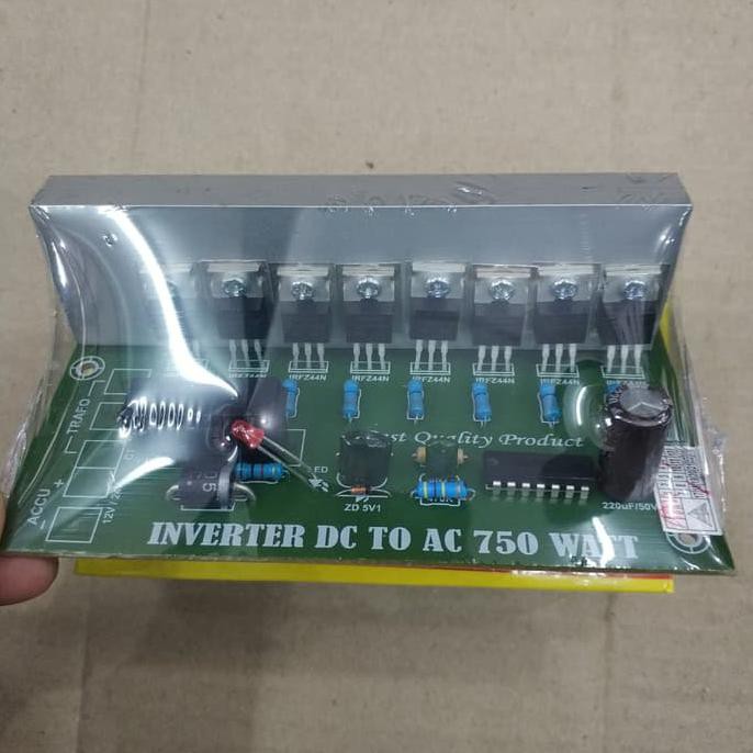 Jual Kit Inventer Dc To Ac 750Watt / Perubah Tegangan Aki Ke Listrik ...