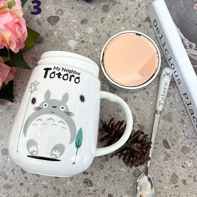 Jual Kualitas Bagus TOFURO Mug Keramik Cute Totoro Tutup Putar| Gelas ...