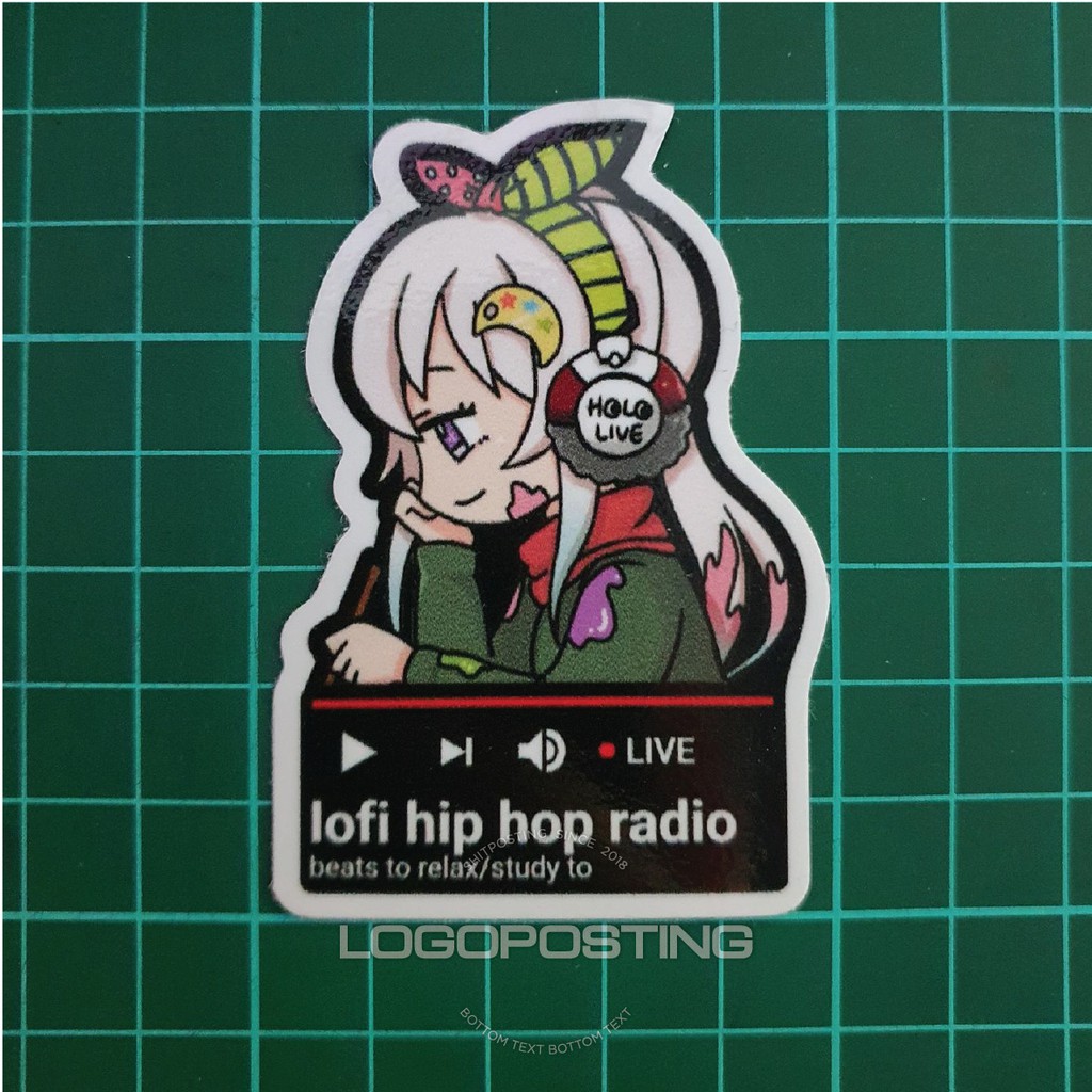 Jual IOFI HIP HOP RADIO - Sticker Logoposting Airani Iofifteen Hololive ...