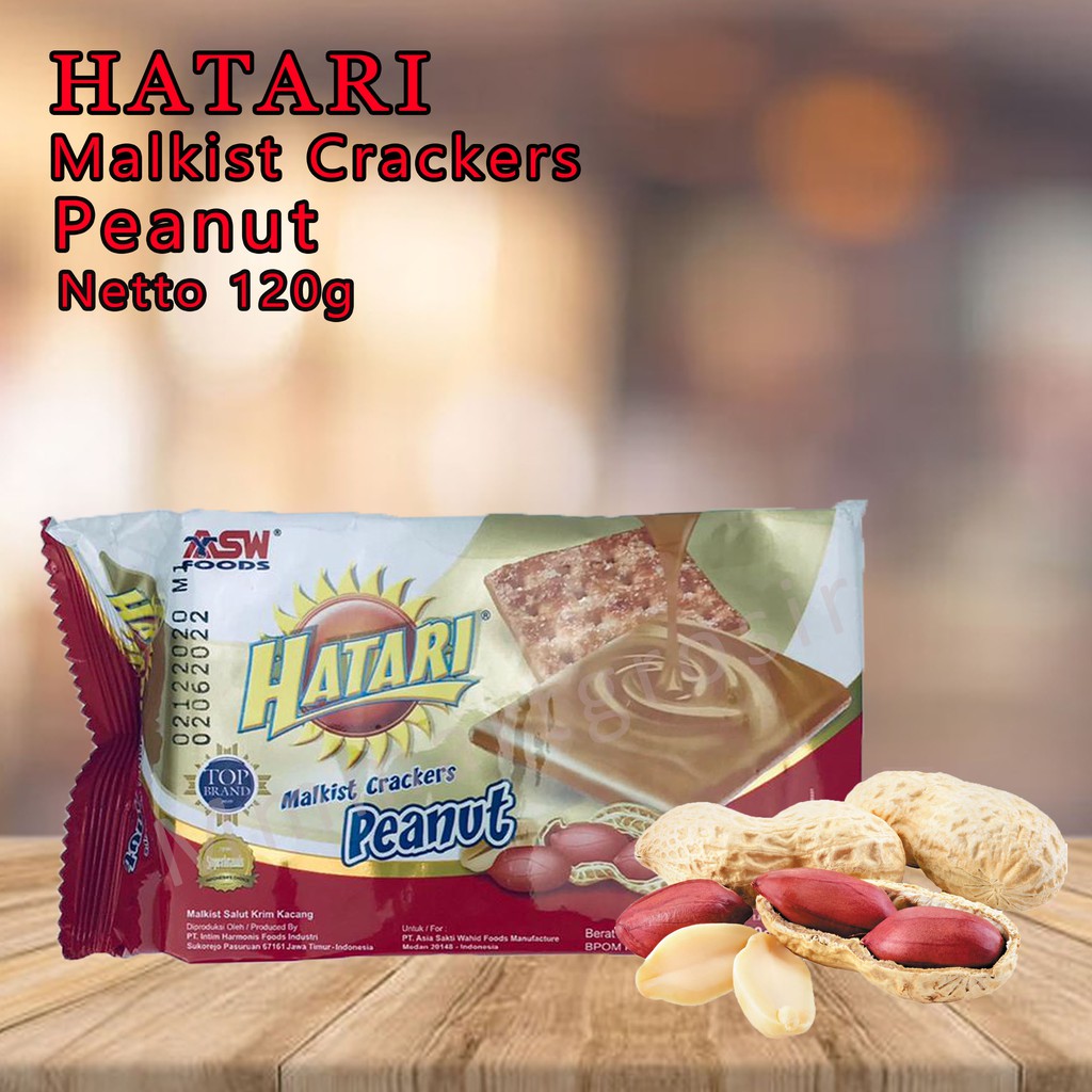 Jual Hatari / Malkist Crackers Peanut / Malkist Salut Krim Kacang ...