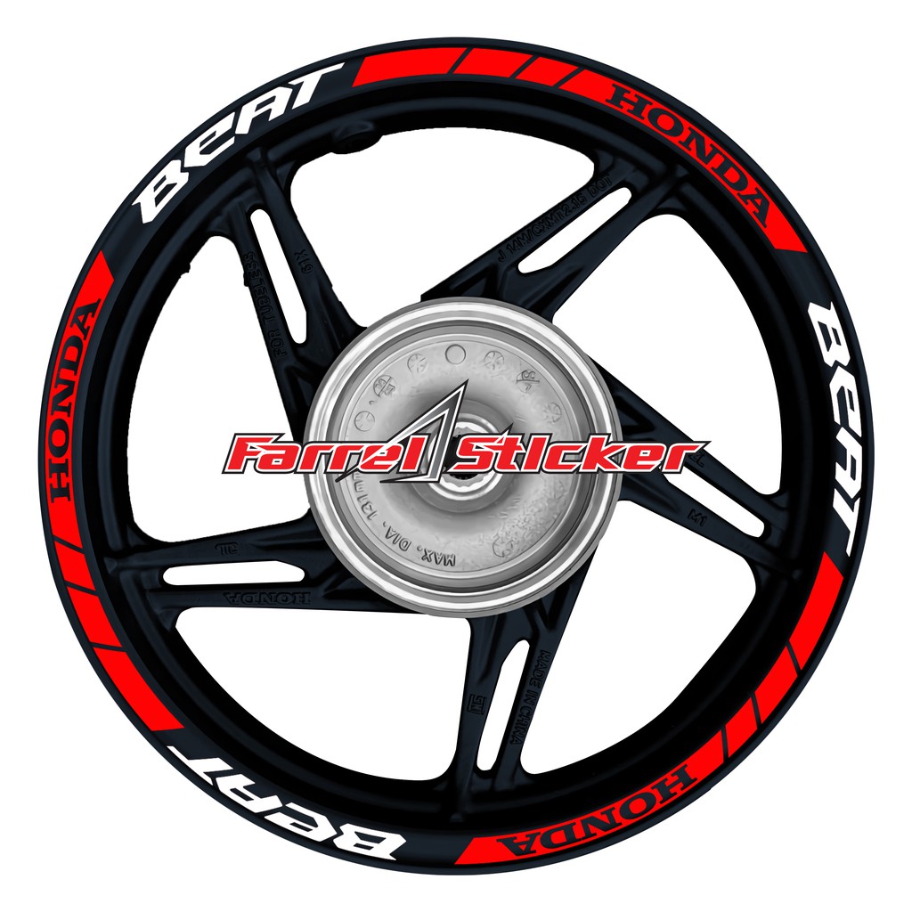 Jual stiker velg sticker velk honda beat | Shopee Indonesia