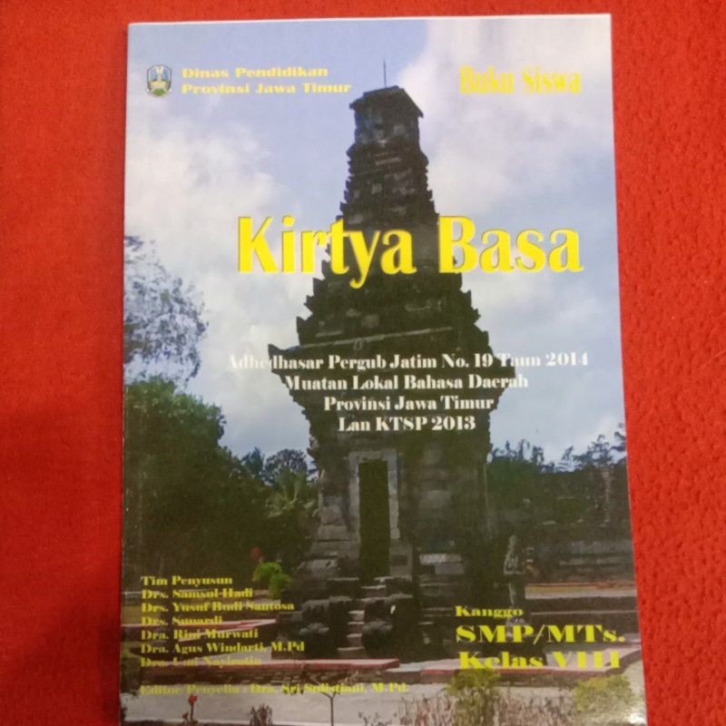 Jual BUKU PAKET BAHASA JAWA KIRTYA BASA KELAS 8 SMP K-13 EDISI REVISI 2018. | Shopee Indonesia