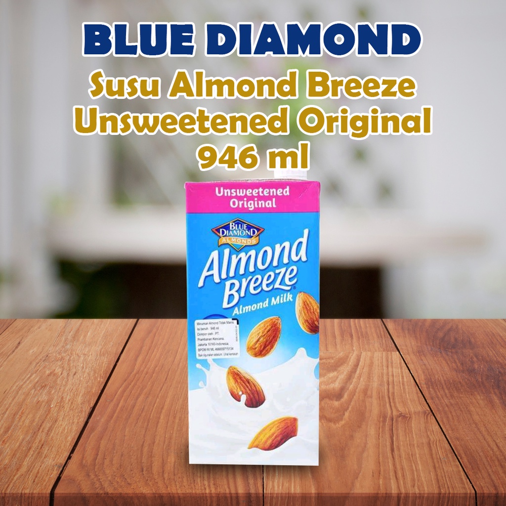 Jual Blue Diamond Almond Milk Unsweetened Original 946 ml | Shopee Indonesia