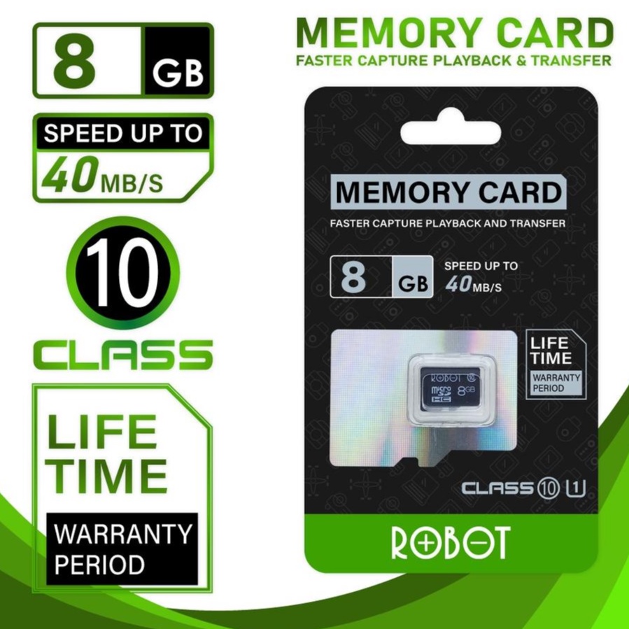 Jual Memory Robot Memory Robot 8gb Original Micro SD 8gb MicroSD 8gb ...