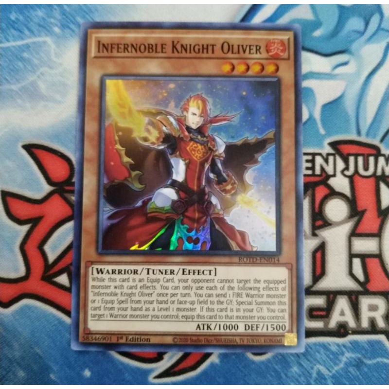 Jual yugioh infernoble knight oliver ROTD original | Shopee Indonesia