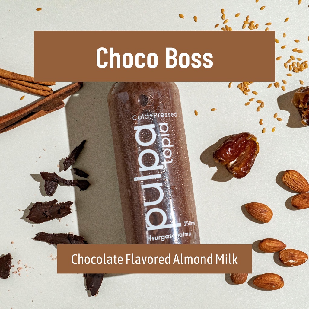 Jual Almond Milk Choco Boss - Susu Almond Cokelat Vegan Dairy Free ...