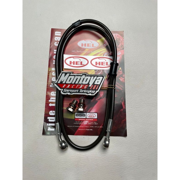 Jual Selang Rem Hel 110 Cm Carbon | Shopee Indonesia