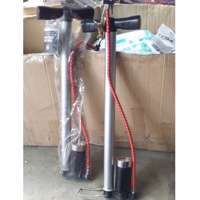 Jual Pompa sepeda dan motor besar ada tabung ukuran tekanan | Shopee ...