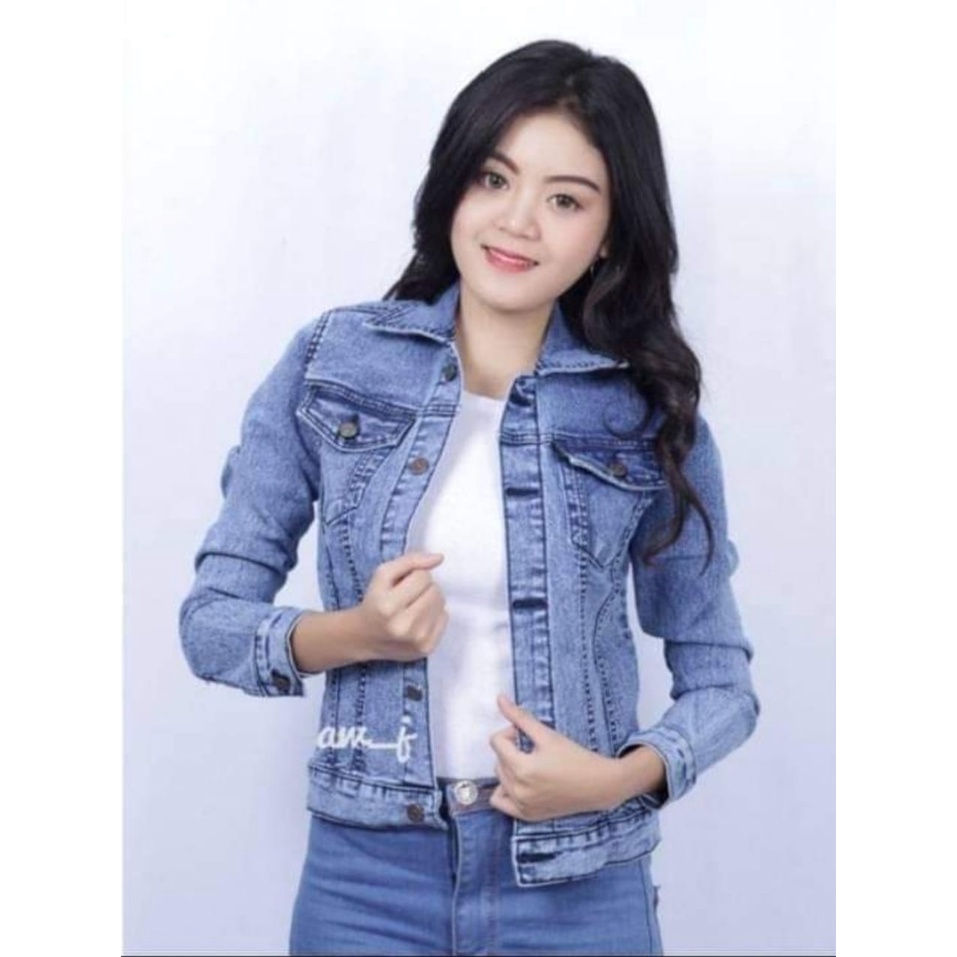 Jual Jaket Biondy Jeans Denim Jaket Jins Wanita Cewek Terbaru Jaket ...