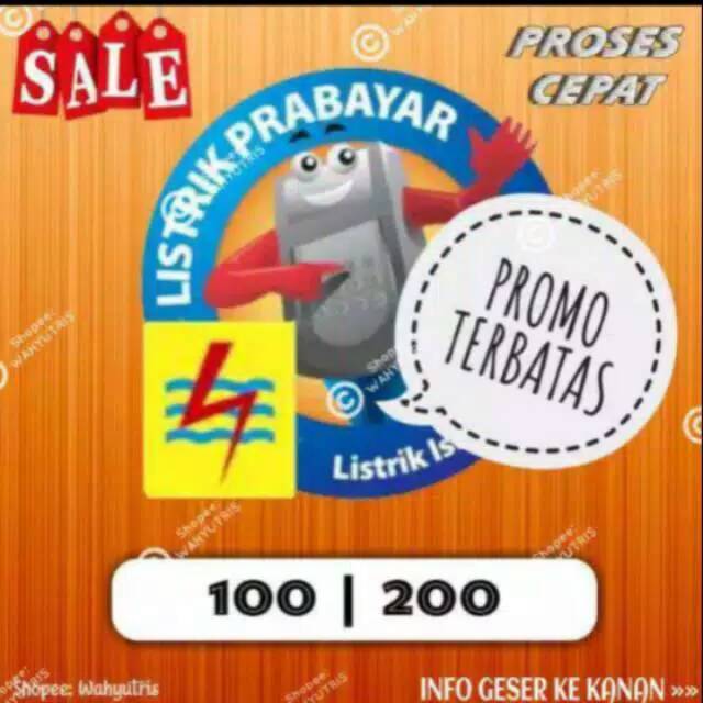 Jual Promo diskon Token Listrik / Pulsa Listrik murah Nominal 20rb 50rb ...