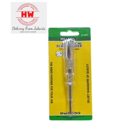 Jual ELECTRICAL TEST SCREWDRIVER 100V-500V TEST PEN OBENG 11-971 ...