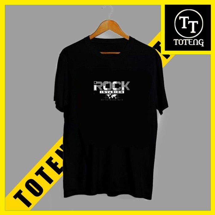 Jual TSHIRT SHIRT baju kaos distro ROCK INVATION combed 30s pria wanita ...