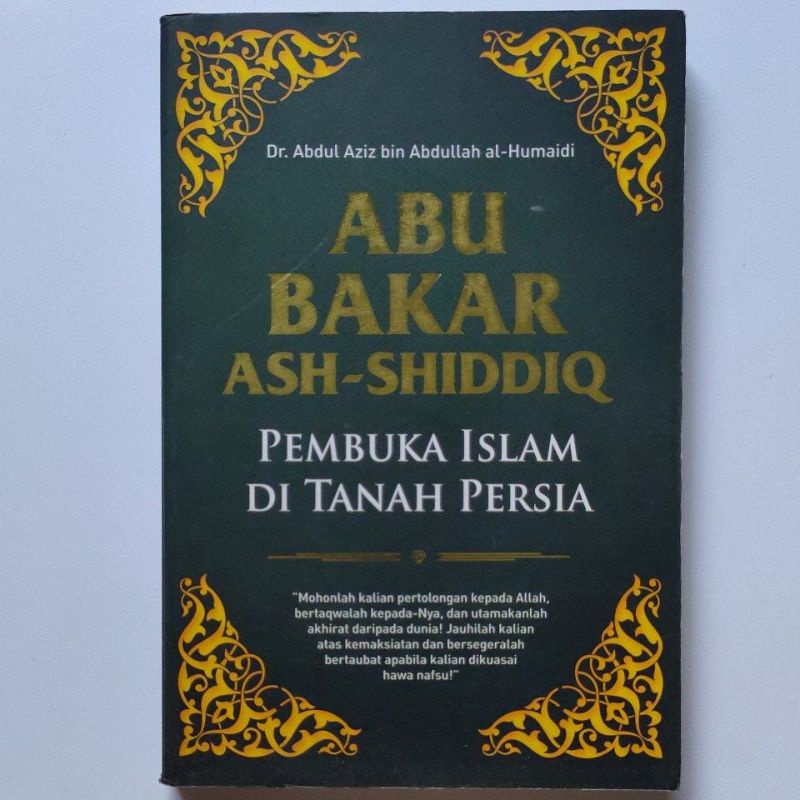 Jual buku religi/fiksi - abu bakar Ash-Shiddiq - pembuka Islam di tanah ...