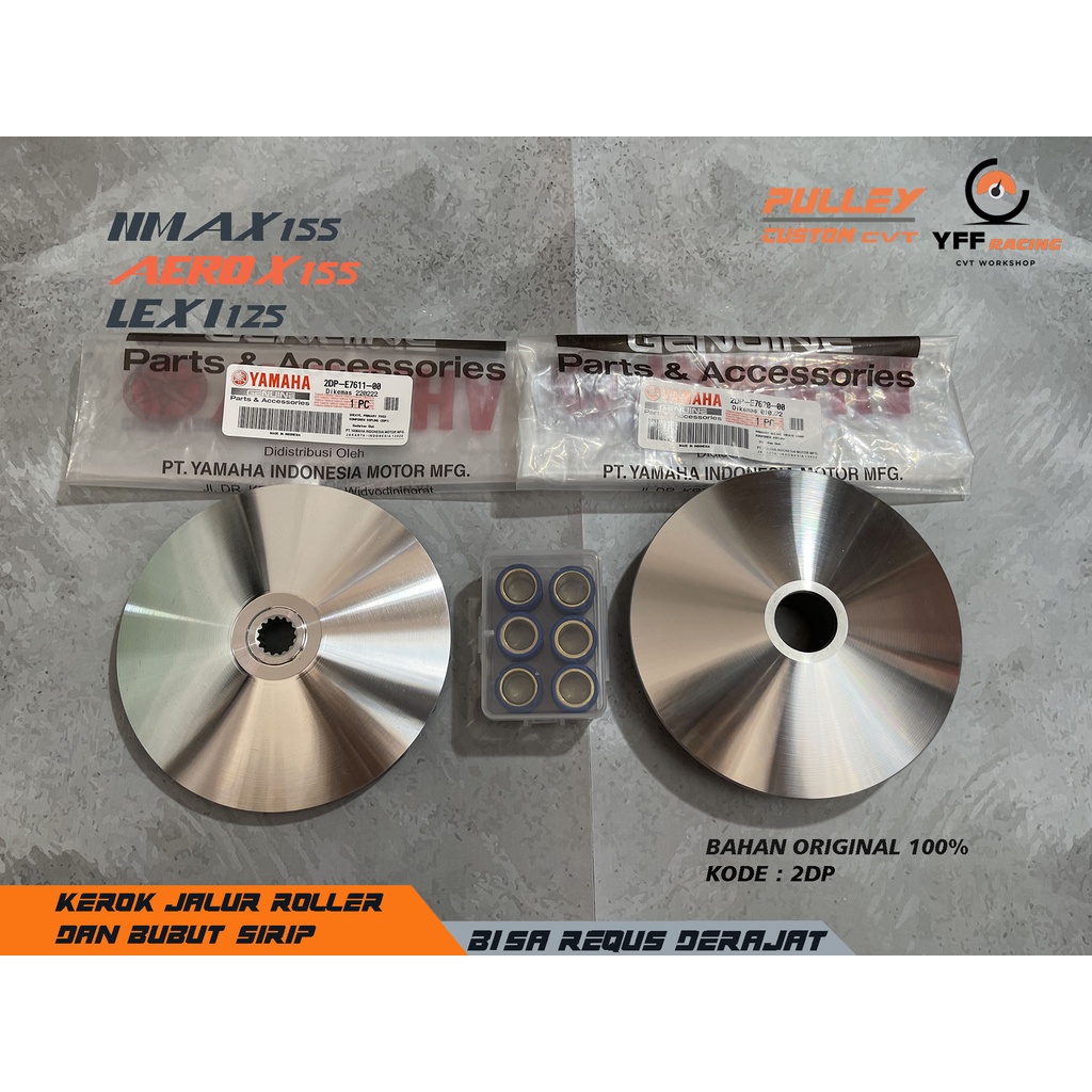 Jual Mini Upgrade Pulley Rumah Roller custom dan roller racing bubut ...