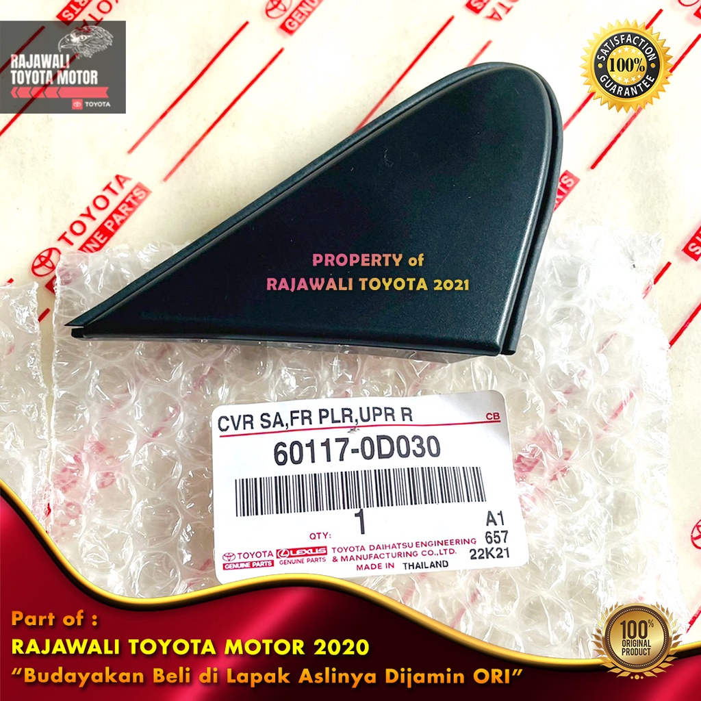 Jual Cover Spion Pojok Vios 2002-2007 Gen1 Tutup Pilar Segitiga Kiri ...