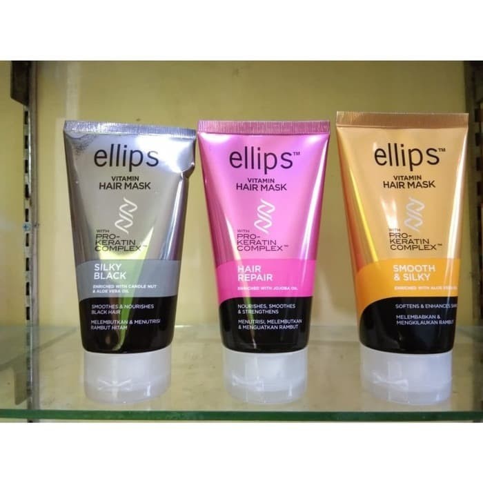 Jual ELLIPS Vitamin Hair Mask Pro Keratin Complex Series 120 gram ...