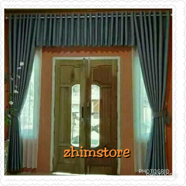 Jual Gorden/hordeng /gordyn ruang tamu/hordeng jendela Poni atas pintu ...