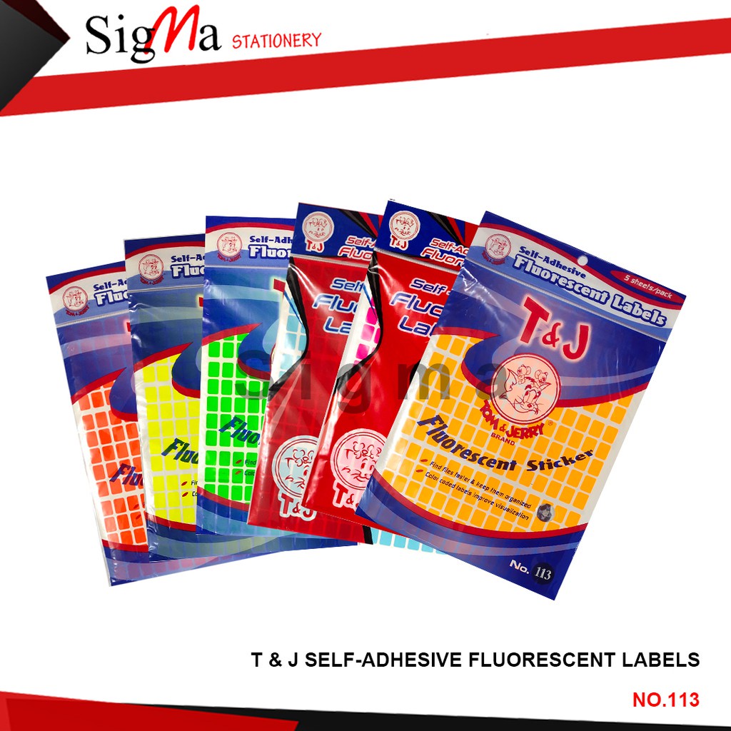 Jual Label Sticker Bulat Warna - Warni Tom & Jerry 113 Hijau | Shopee ...