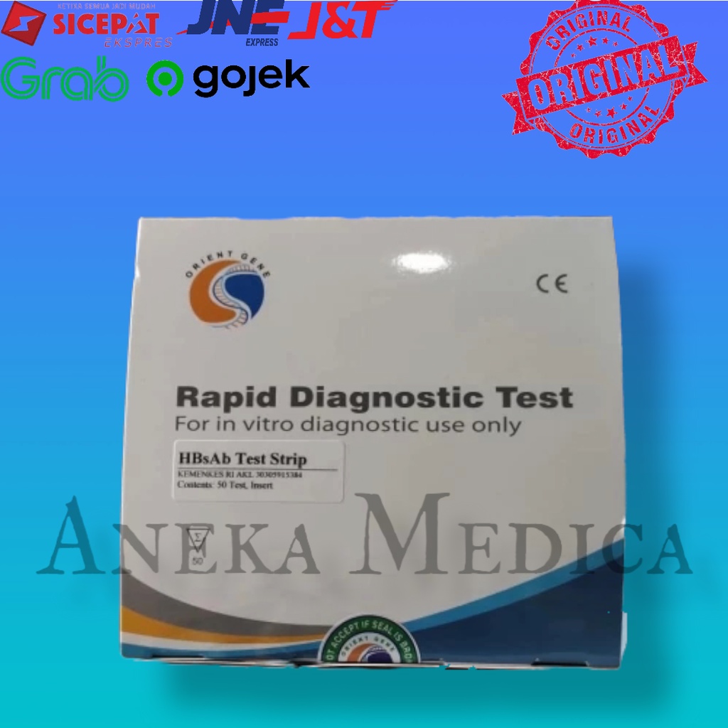 Jual Orient Gene HBsAb Strip Test Serum/Plasma | Shopee Indonesia