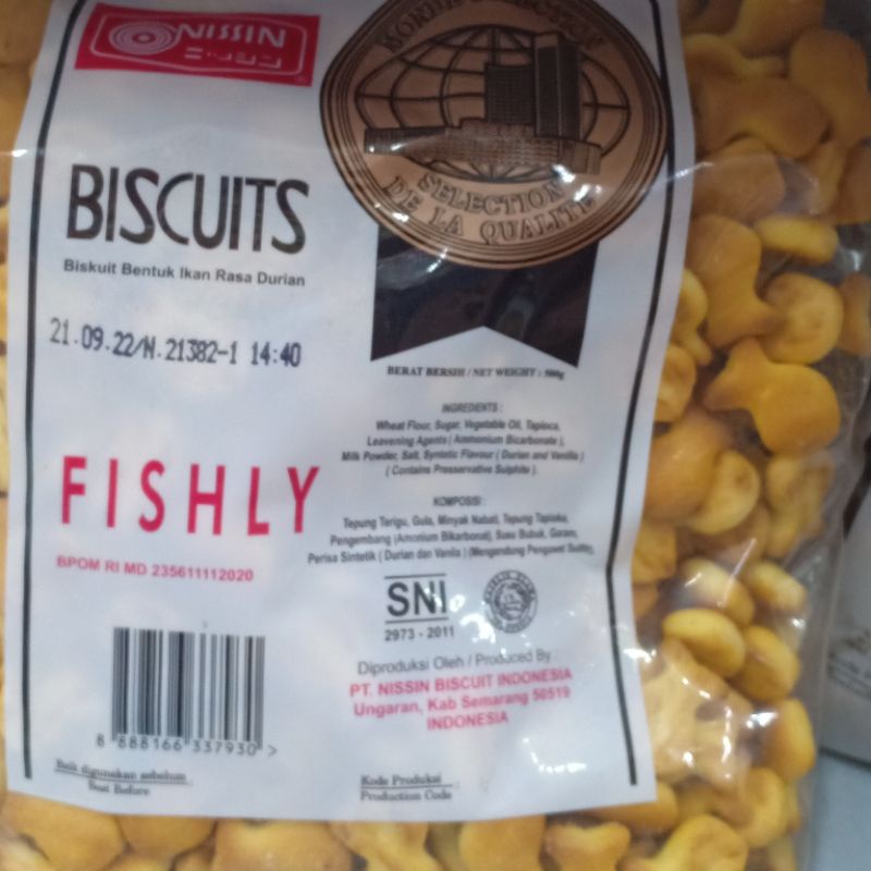 Jual BISKUIT 500 Grm NISSIN RASA DURIAN //JAJAN ROTI KERING | Shopee ...