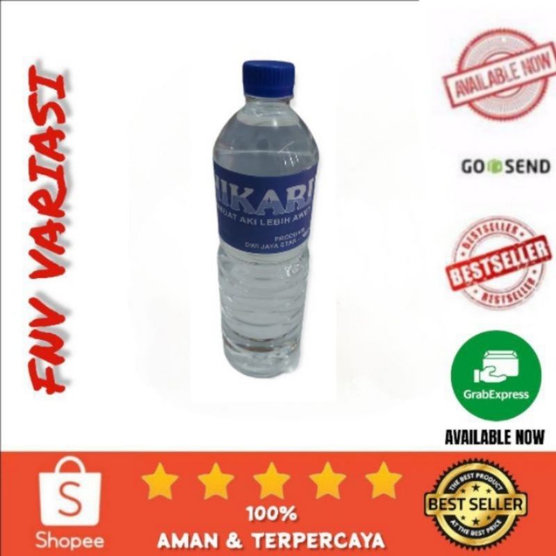 Jual Air Aki / Air Accu Tutup Biru HIKARI 400ML 1000ML 1500ML | Shopee ...